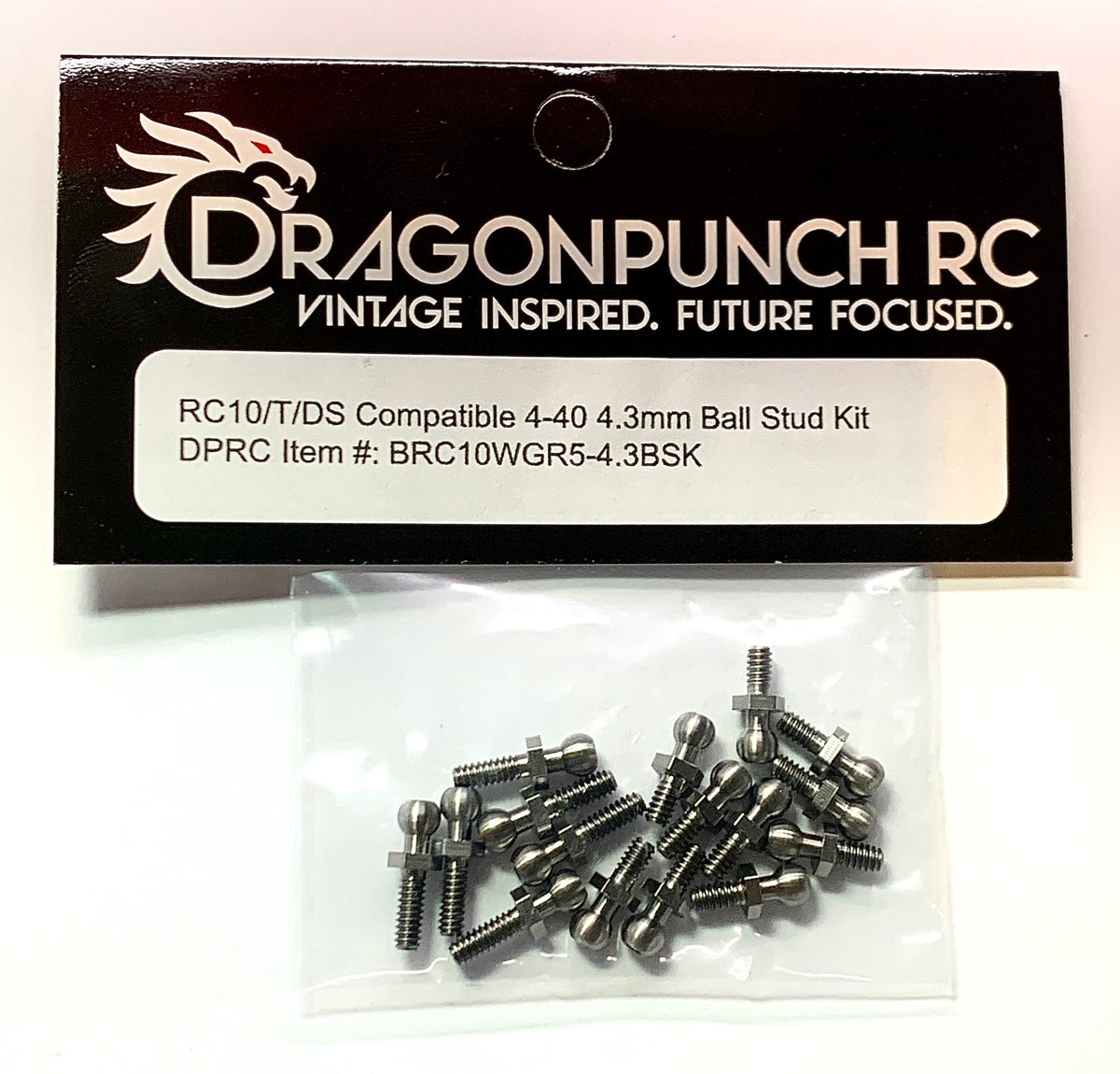 DragonPunch RC - RC10/T/DS compatible 4-40 x4.3mm ball studs - with he – Grand Prix 3D